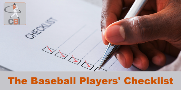 The Baseball Players’ Checklist: How to Increase Your Odds of Success ...